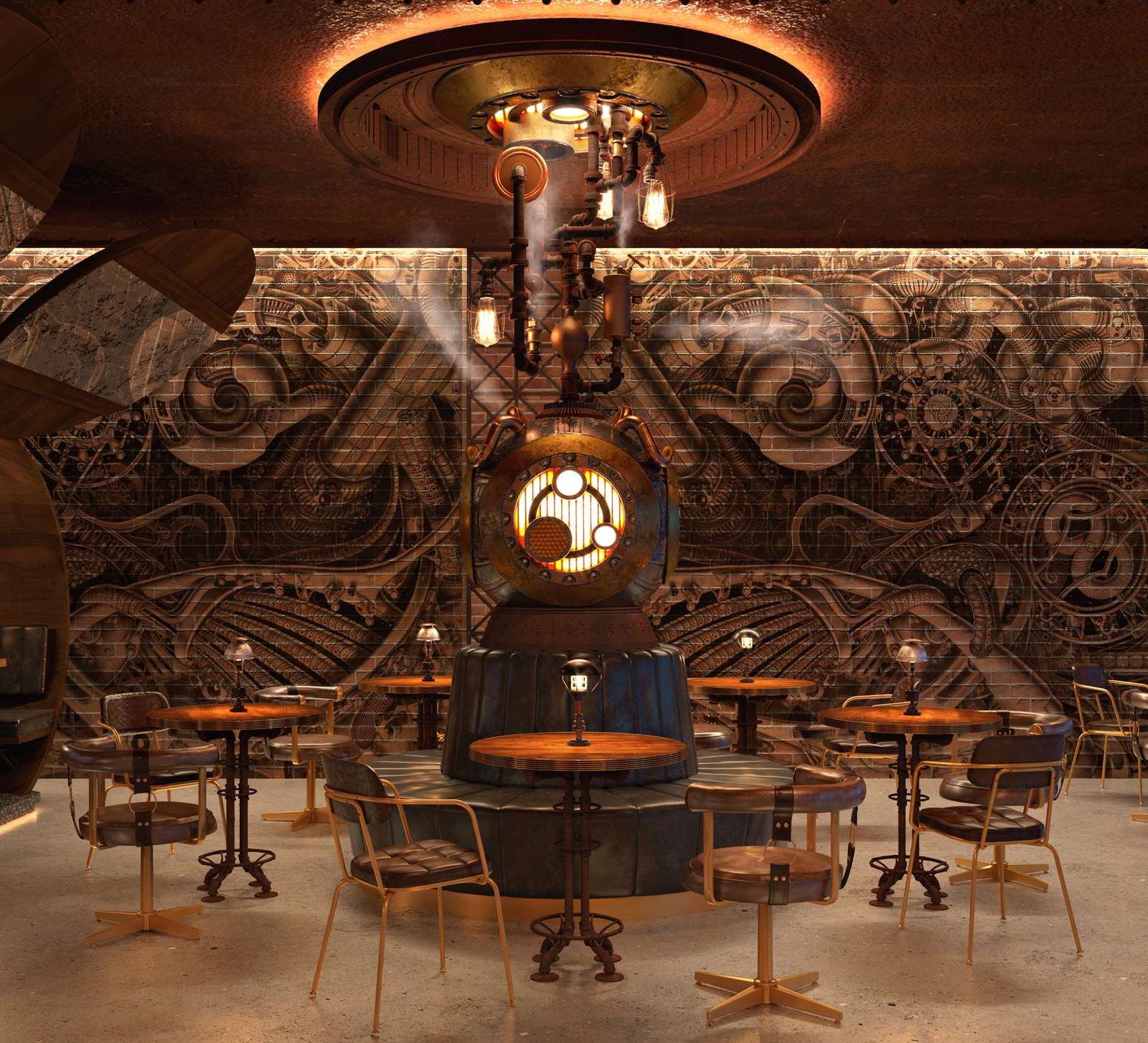 Steam Kitchen restaurant - Interior Design Company in Riyadh