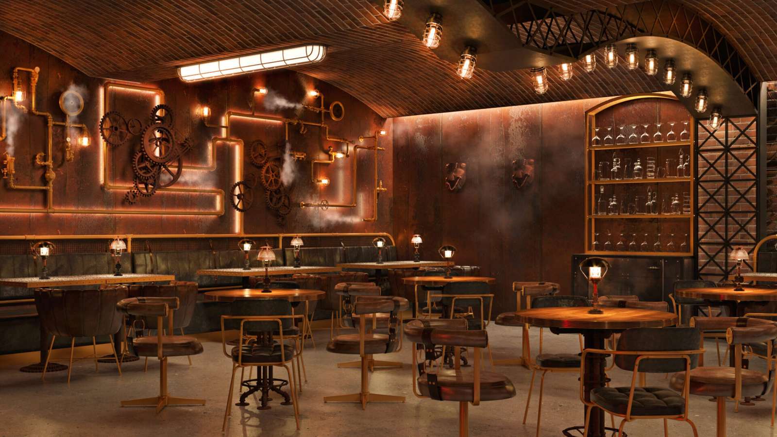 Steam Kitchen restaurant - Interior Design Company in Riyadh