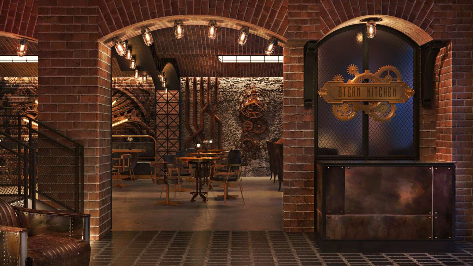 Steam Kitchen restaurant - Interior Design Company in Riyadh