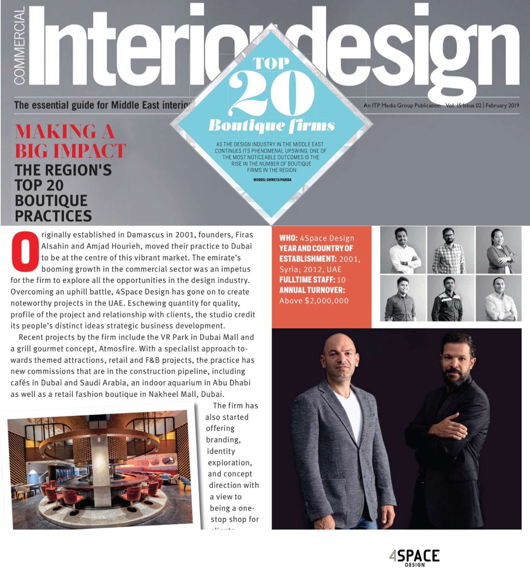 Media and Awards: 4SPACE Design's Stunning Success