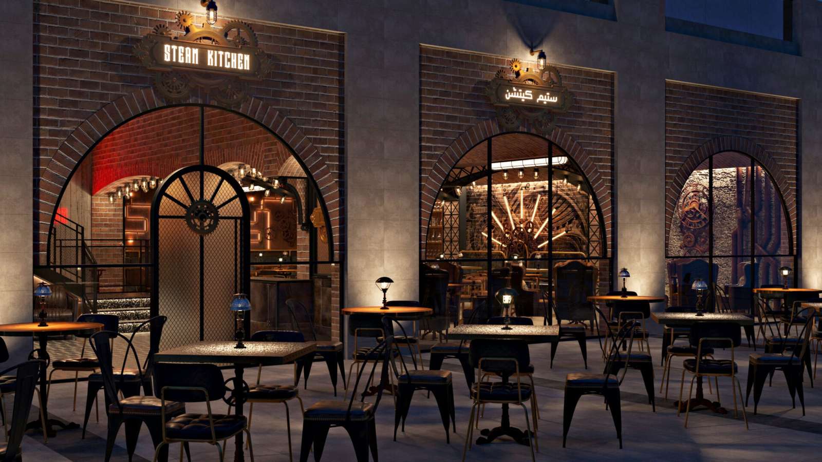 Steam Kitchen restaurant - Interior Design Company in Riyadh